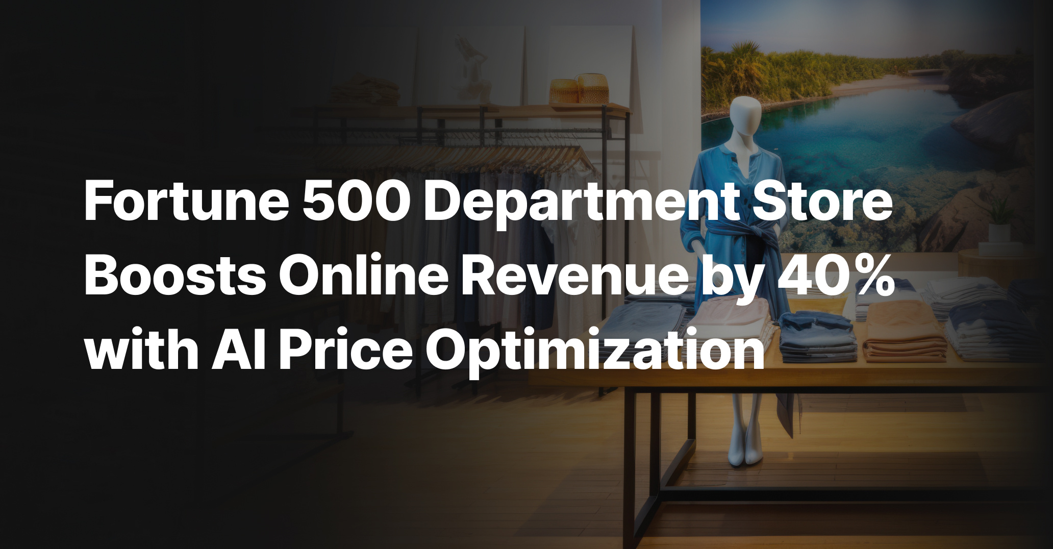 Fortune 500 Department Store Boosts Online Revenue by 40%